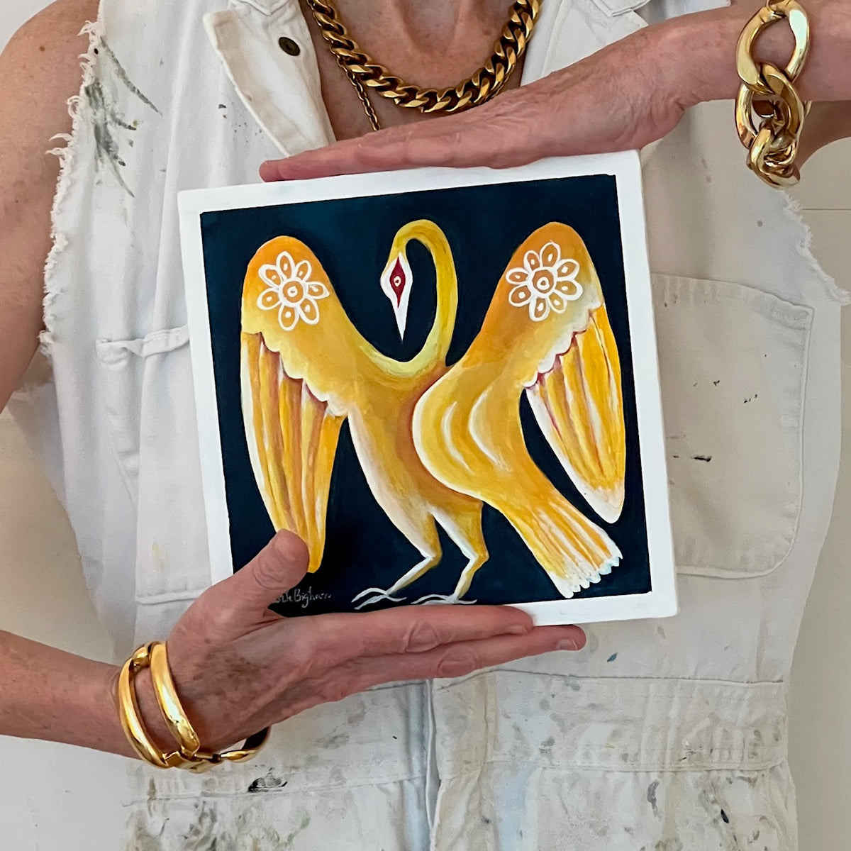 Golden Wings 8x8 – Judith Bigham
